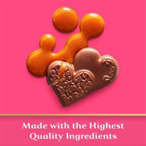Ghirardelli® Milk Chocolate Caramel Duet Hearts Valentine Candy 6 Oz
