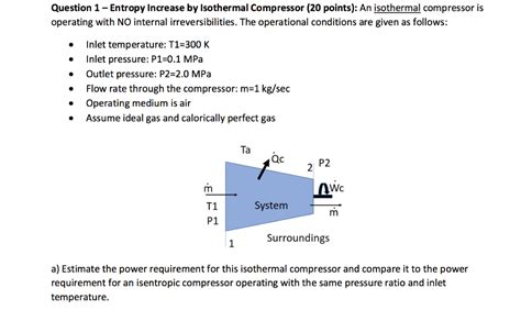 Solved Question 1 Entropy Increase By Isothermal