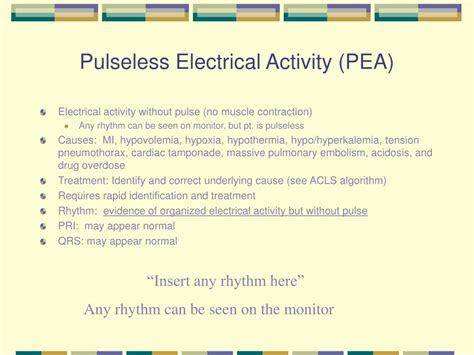Pulseless Electrical Activity Treatment Pridemumu
