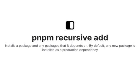 pnpm recursive add fig