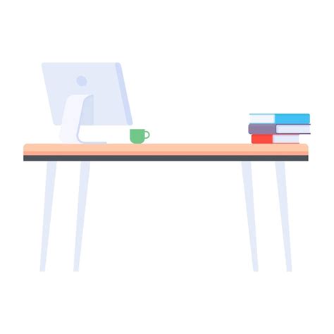 Premium Vector Flat Vector Denoting Workplace
