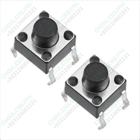 Momentary Push Button Switch 4 Pin Dip Tactile Digilog Pk