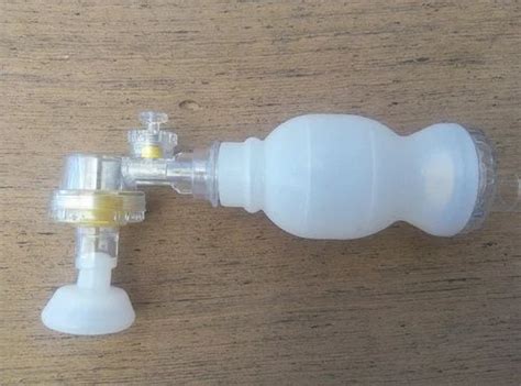 U Safe Black Artificial Resuscitator Silicone Adult For Emergency At