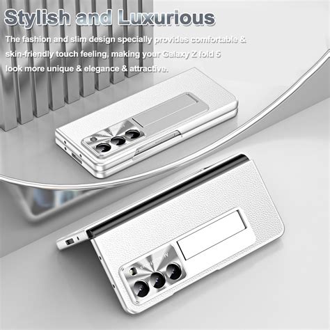 Miimall Funda Compatible Con Samsung Galaxy Z Fold 5 Con S Pen Y Lápiz