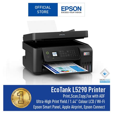 EPSON ECOTANK L5290 A4 Wi-Fi All-in-One INK TANK PRINTER with ADF - HETERO