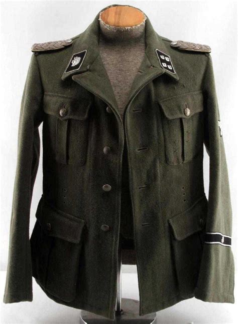 Wwii German Third Reich Waffen Ss Officer Tunic