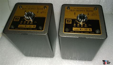 New Pair Of Hirata ISO Tango X 10S 10K Primary Single Ended Output Transformers For 211 Or 845
