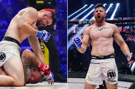 Mma Fighter Collapses After Being Choked Out Backstage Daily Star