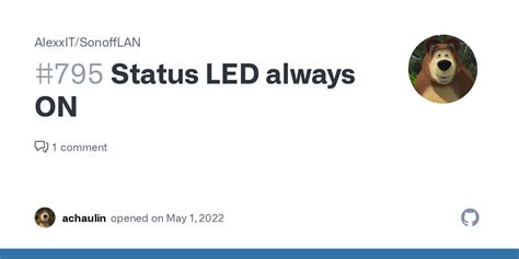 Status Led Always On Issue Alexxit Sonofflan Github