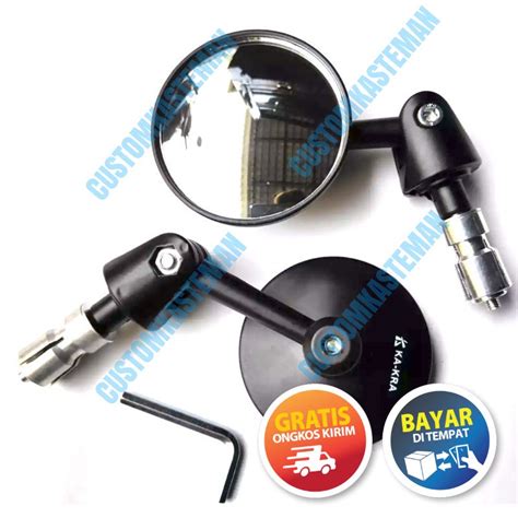 Jual Spion Bar End Spion Jalu Bulat FULL BESI CNC Universal Semua Jenis Motor Beat Vario