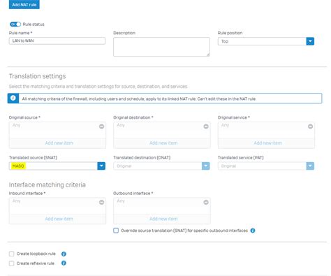 Sophos Firewall How To Choose The Gateway For A Firewall Rule V19