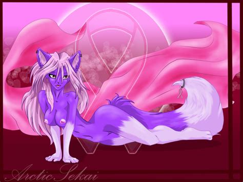 Rule 34 Anthro Arctic Sekai Breasts Canine Female Fox Fur Furry Furry