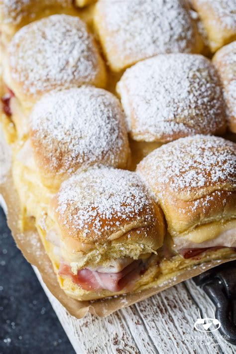 Baked Monte Cristo Sliders Shared Appetite Recipe Easy Brunch