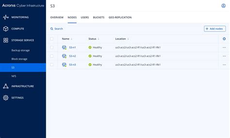 acronis cyber infrastructure key features