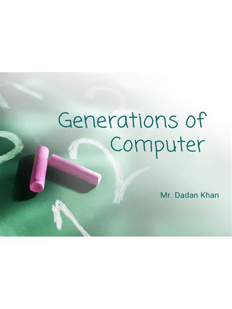 Generations Of Computers Notes Pdf