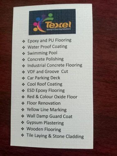 Epoxy Self Leveling For Commercial At Rs 50 Sq Ft In Coimbatore Id