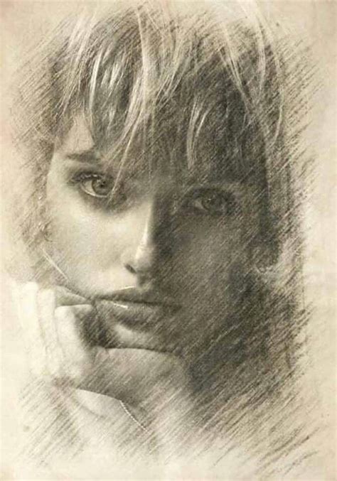 Pin By Ferhan Eser On Portre Portrait Sketches Portrait Drawing