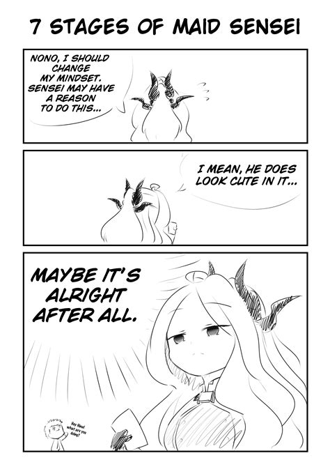 When Hina Wants Sensei To Wear A Maid Outfit By Zenomeleon R