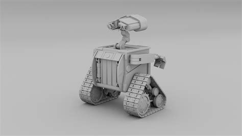 Wall E 3d Model Finished Projects Blender Artists Community
