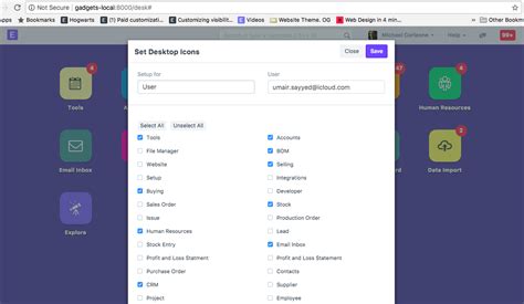 Cant Configure Desktop Icons · Issue 12641 · Frappeerpnext · Github
