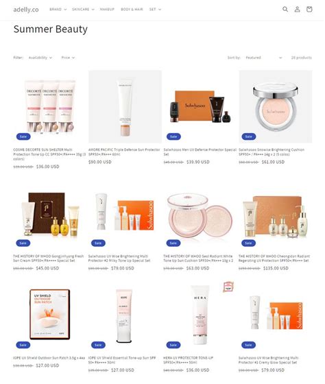 Summer Beauty Collection: Korean Luxury Premium Cosmetics