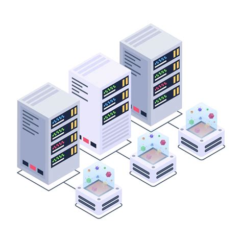 Data Centers And Technology 2840744 Vector Art At Vecteezy