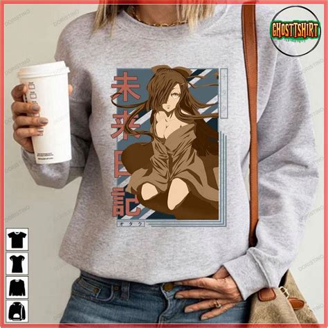 Tsubaki Kasugano Future Diary Mirai Nikki Retro Tshirt Sweatshirt Hoodie