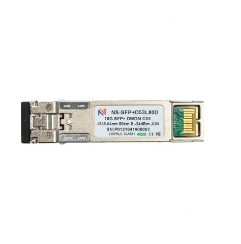 Оптический трансивер SFP+ 10G DWDM 80km купить в Москве