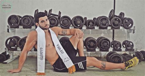 Matheus Lopes Garoto Verão 2016 Posa Para Ensaio Em Academia