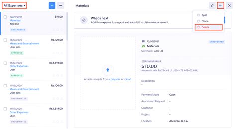 Managing Expenses User Guide Zoho Expense
