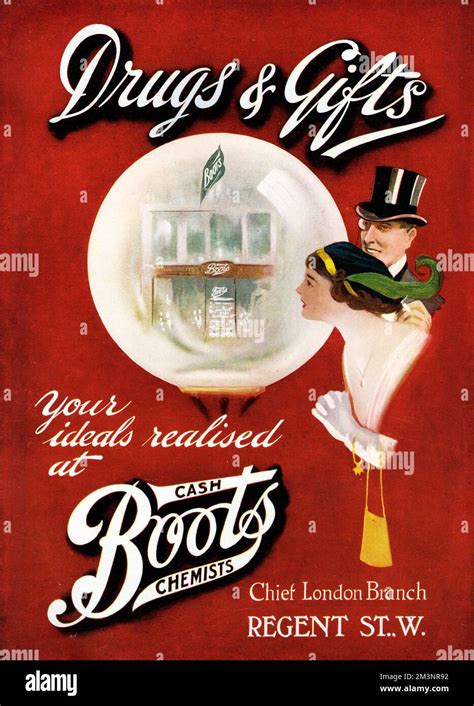 Advertisement For Boots The Chemists From 1913 Offering Drugs Ts