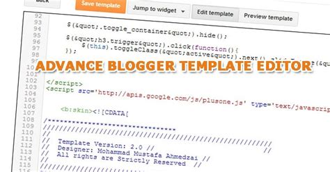 4 amazing new improvements to blogger template html editor
