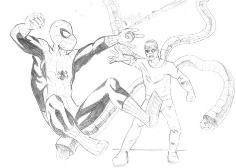 Spidey Vs Doc Ock By Literacysuks1 On Deviantart