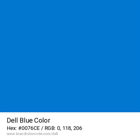Dell Brand Color Codes
