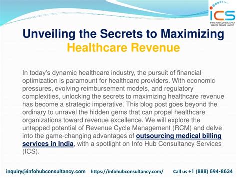Ppt Unveiling The Secrets To Maximizing Healthcare Revenue Powerpoint