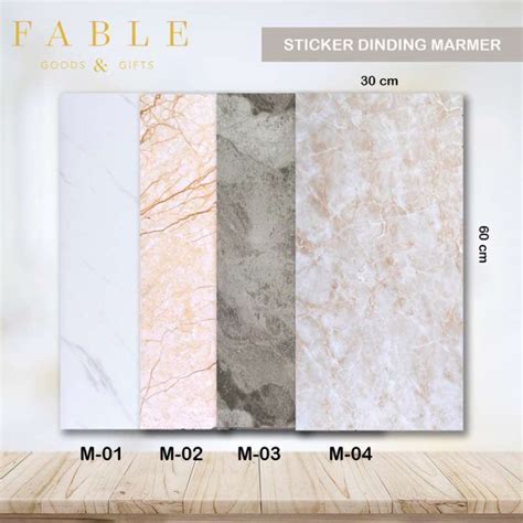 Jual Stiker Dinding Motif Marmer Granit Premium X Di Seller Fel Pegadungan Kota Jakarta