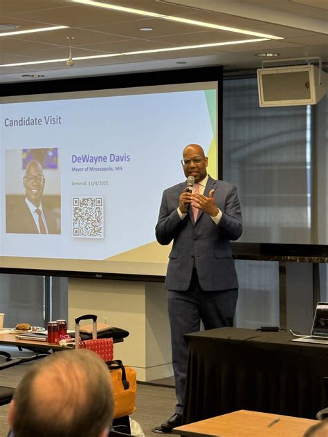 I Was So Honored To Be Asked To Speak To The National Victory Fund… Dr Dewayne Davis For Mayor