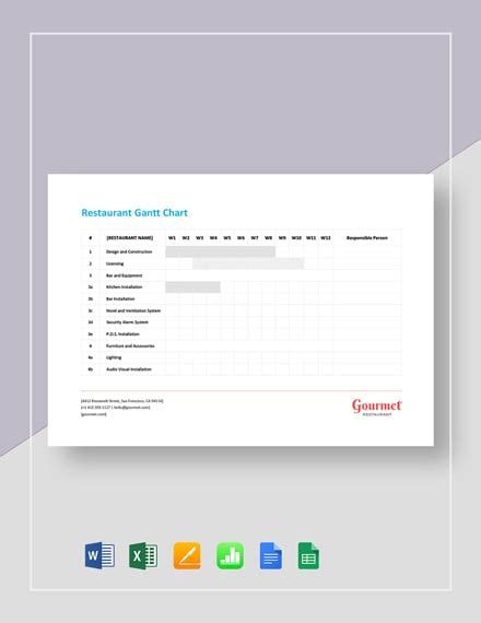 FREE Gantt Chart Template In Microsoft Excel XLS Template Net
