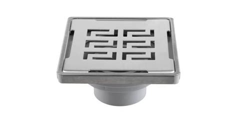 Siphon straight f50 low square 10cm x 10cm 10mm stainless steel Versace ...