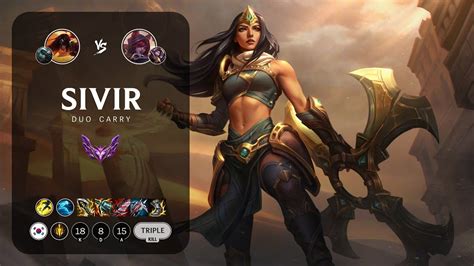 Sivir Adc Vs Xayah Kr Master Patch 1321 Youtube