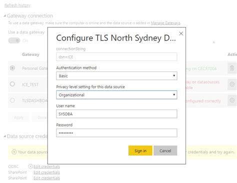 Issues Connecting Odbc Data To Pbi Gateway Microsoft Fabric Community