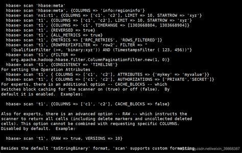 运用hbase操作api添加数据遇到的问题hbase Api Scan不到数据 Csdn博客