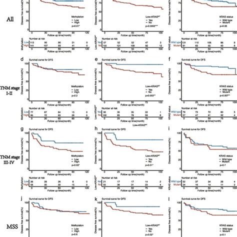 Kaplanmeier Curves Of Dfs In All Patients And Different Subgroups