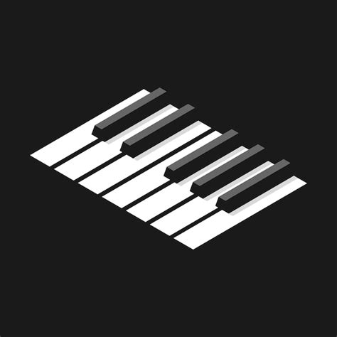 Premium Vector Keyboard Piano In An Octave For Icons Or Logo
