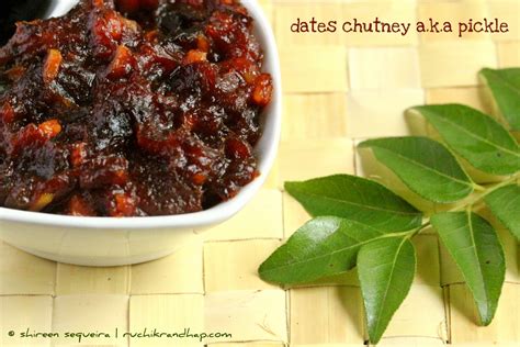Spicy Dates Chutney Pickle Ruchik Randhap