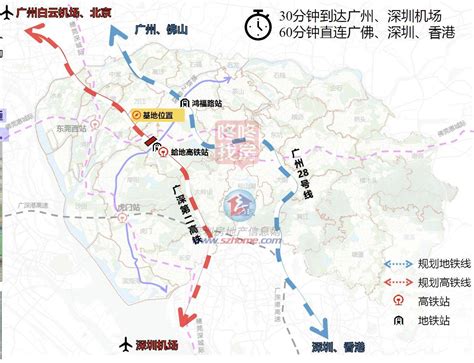广深第二高铁蛤地高铁站，四大选址方案曝光！设站东莞南城广州规划城区