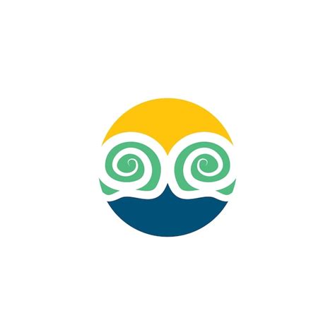 Premium Vector Vortex Wind Icon Vector Design Illustration