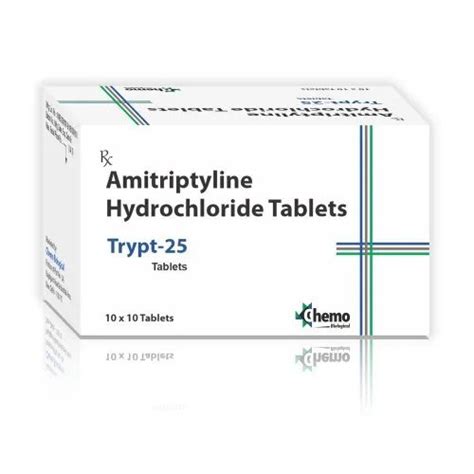 Amitriptyline Hydrochloride 25mg Tablets At Best Price In New Delhi