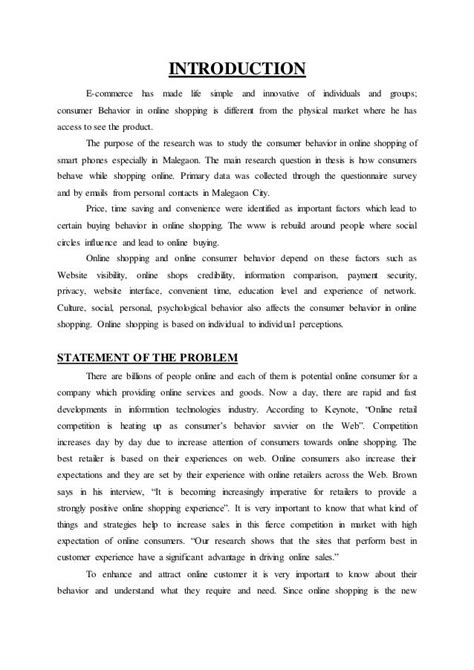 Research Paper On Consumer Buying Behaviour Collecting Consumer