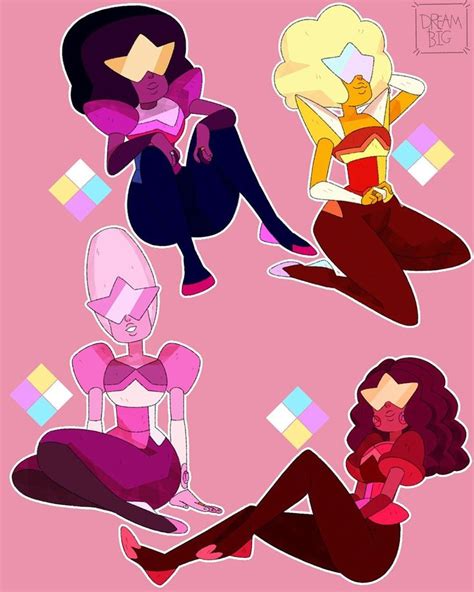 Au Garnets 💖💕 Yellowdiamond Bluediamond Pinkdiamond Whitediamond